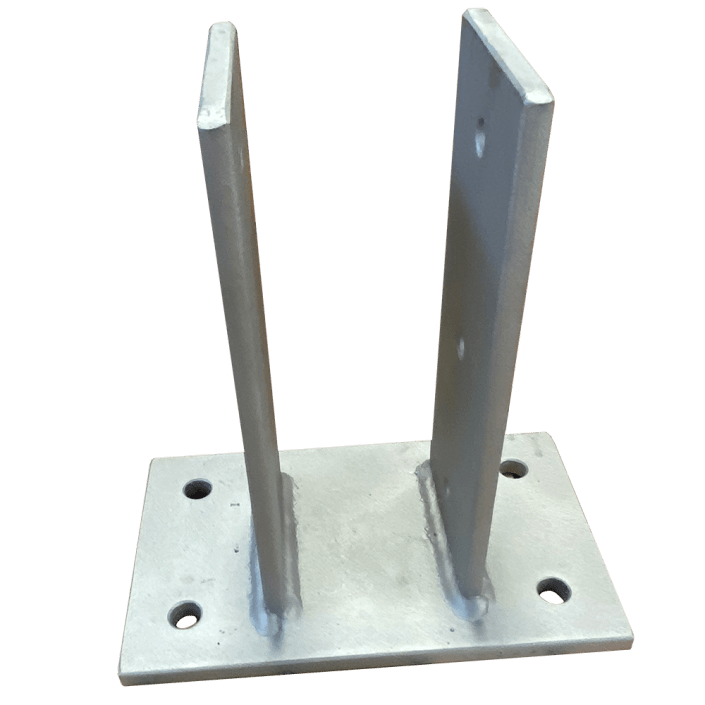 Heavy Duty Post Brackets - Post Shoe - Contemporary Fencing