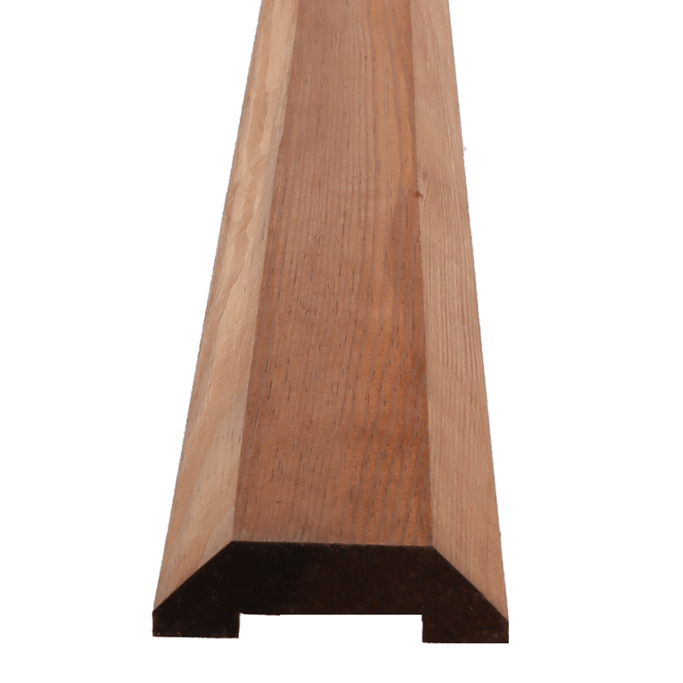 Cequence Redwood Capping Rail | Contemporary Fencing Fence top