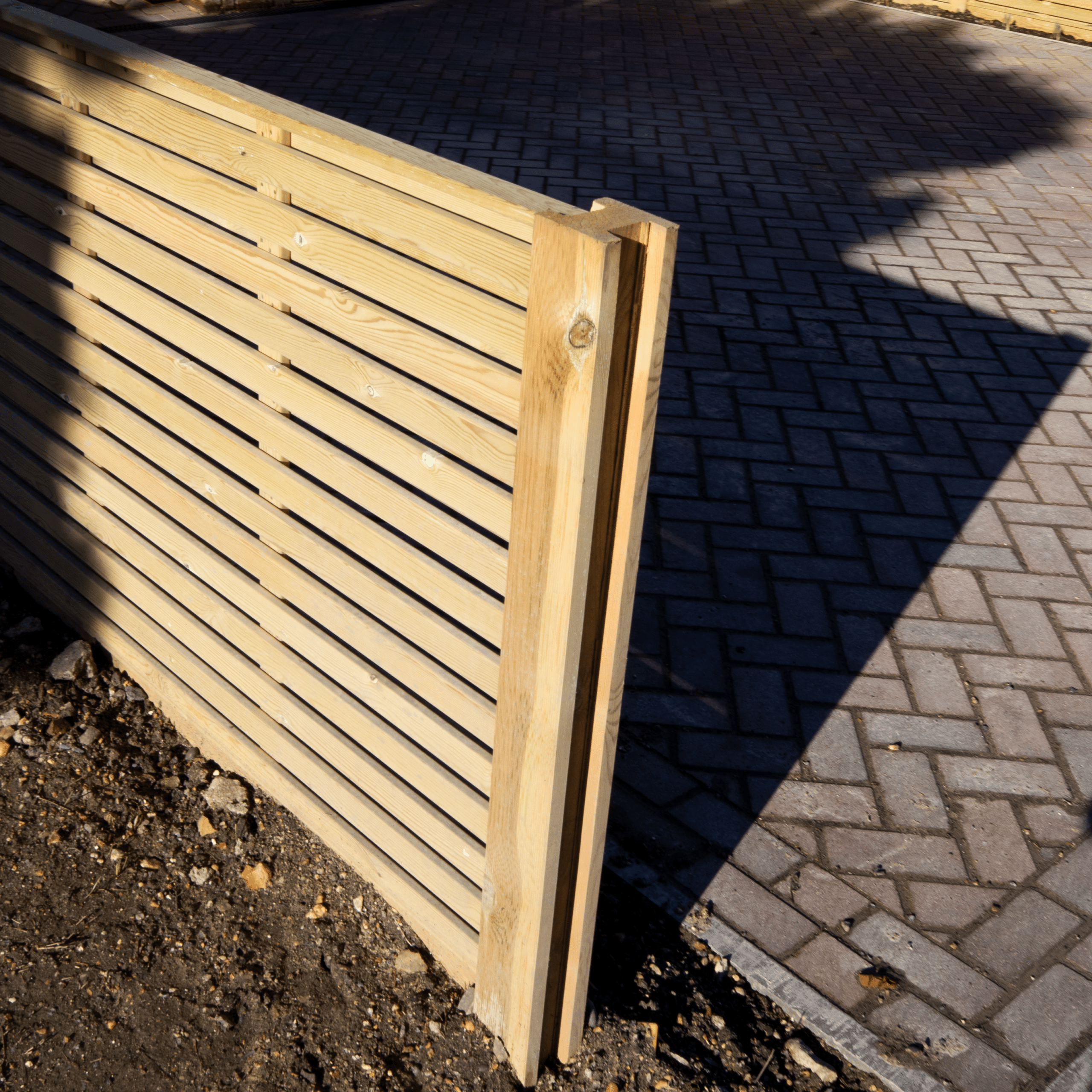Venetian Double sided fence panels | Hit and Miss | Slatted Fence