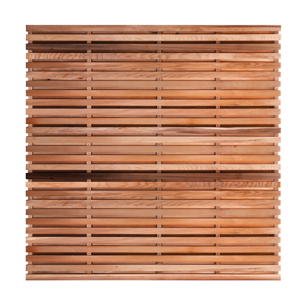 Cedar Double Sided Fence Panel | Hit and Miss style