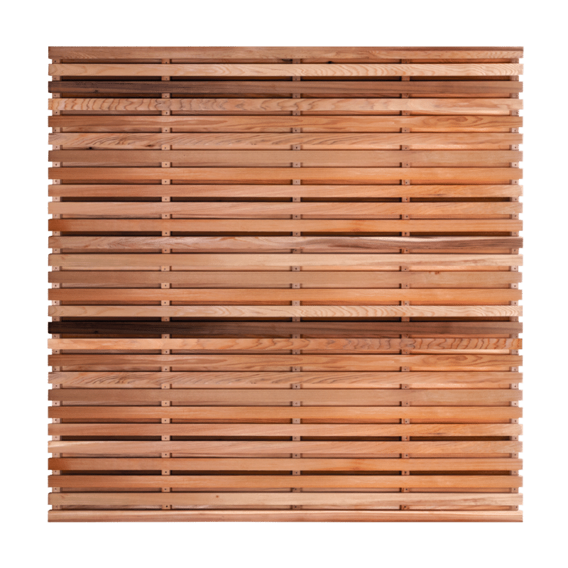 Cedar Double Sided Fence Panel | Hit and Miss style