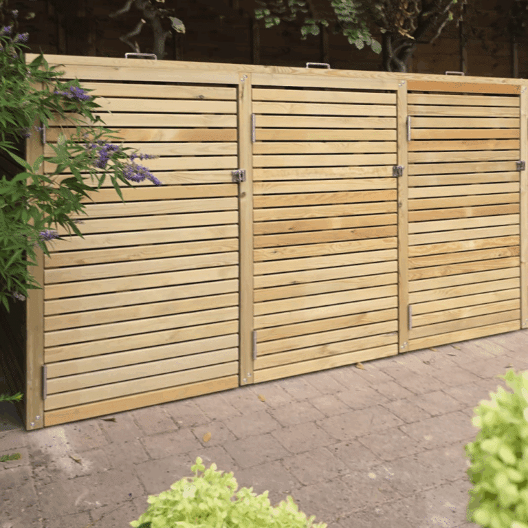 Wheelie Bin Storage – Contemporary Wooden Bin Stores